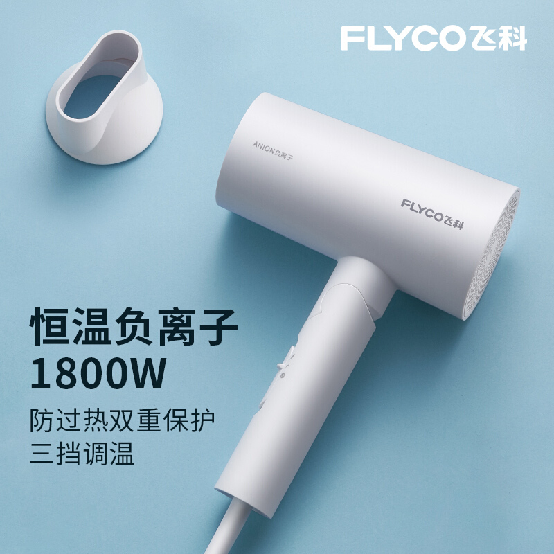 飞科 FLYCO 电吹风机FH6276 白色 白色